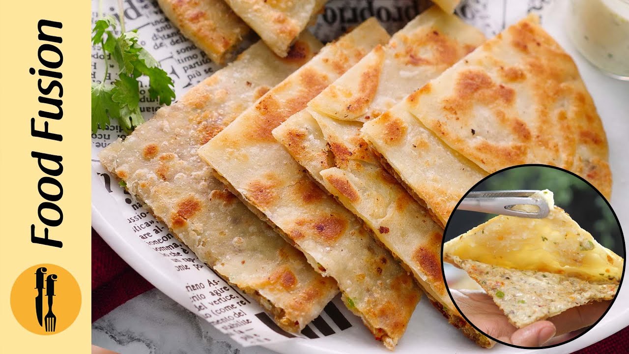 Boat basin inspired Chicken Cheese Paratha - Recipe by Food Fusion ...