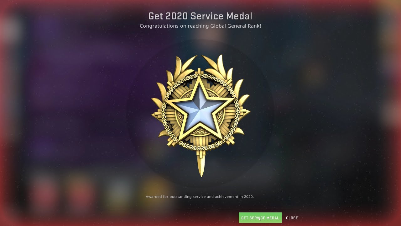 CSGO SERVICE MEDAL 2020 /+Giveaway Auflösung von ★Bayonet | Freehand ...