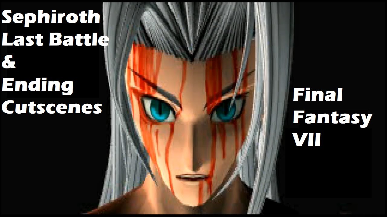 Final Fantasy 7 (PS1) - Sephiroth Last Boss Fight and Ending Cutscenes ...