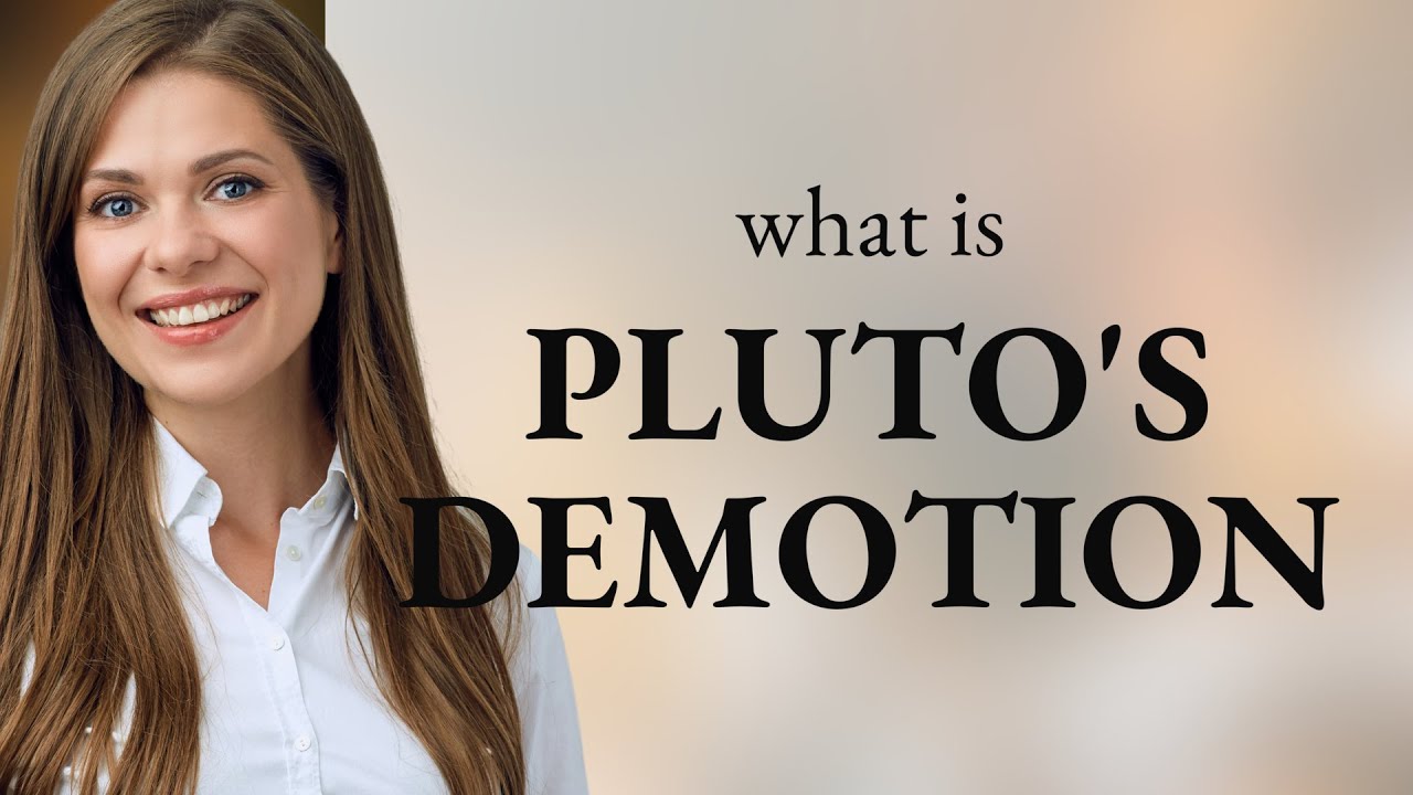 The Story Behind Pluto's Demotion: A Cosmic Tale - YouTube