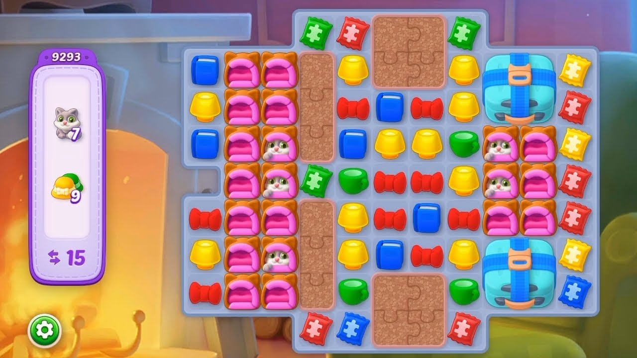 homescapes level 9293 | homescapes hard level - YouTube