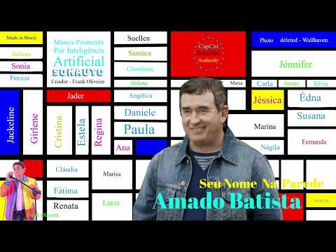 Amado Batista  -  Seu Nome Na Parede  (I.A)