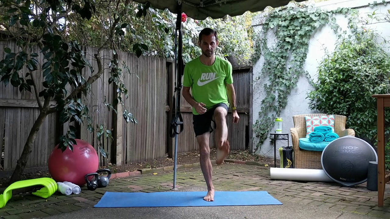 Single Leg Balance w/ 3-direction Leg Swings (Right) - YouTube