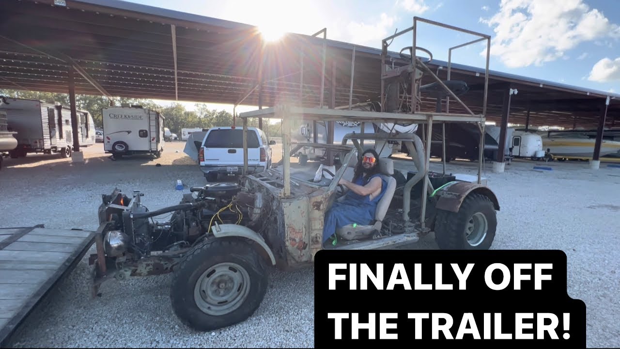 FIRST TEST DRIVE in the Mad Max Mutant Vehicle Burning Man Art Car ...