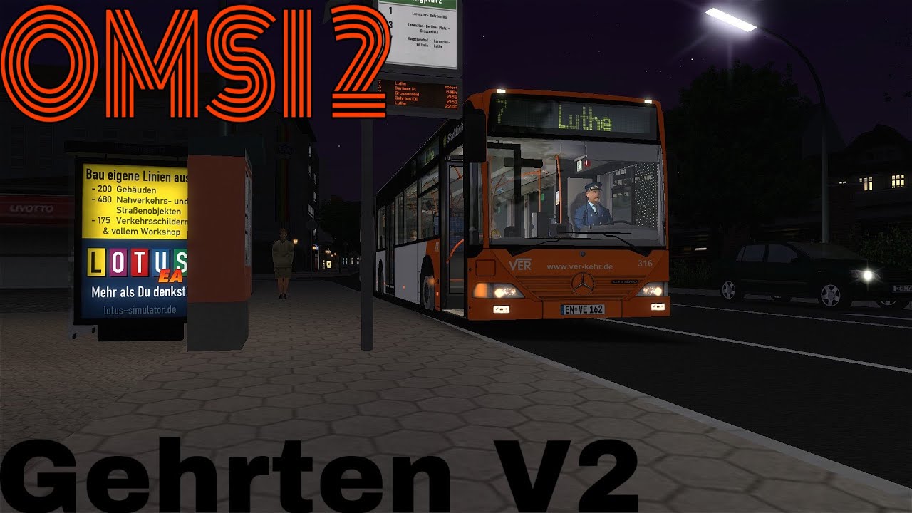 OMSI 2 Gehrten: #33 Im BBS mal wieder Unterwegs mit den VER Wagen 316 ...