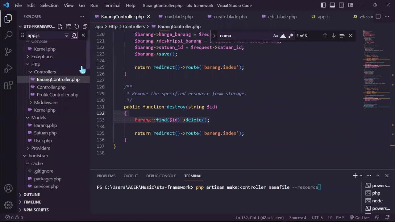 UTS - Pemrograman Framework - YouTube