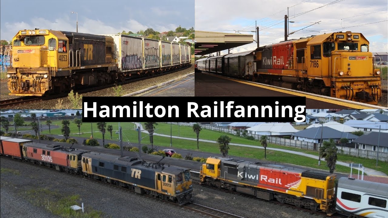Hamilton Railfanning (HD) (Drone Footage) - YouTube
