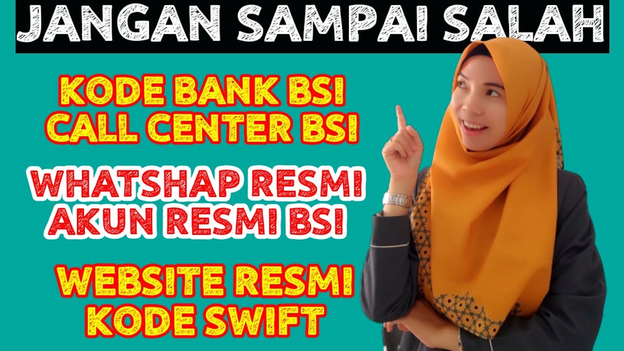 HATI HATI PENIPUAN || CALL CENTER BSI | WHATSAPP| AKUN RESMI | WEBSITE ...