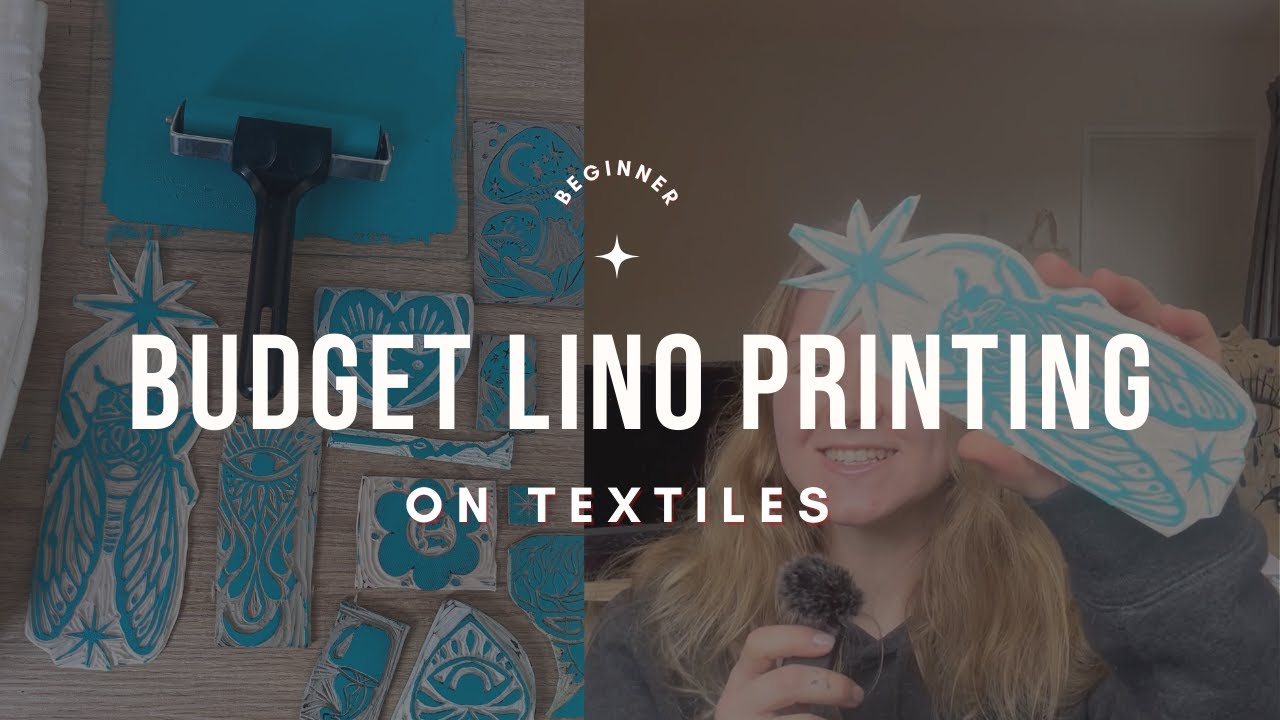 Easy Beginner-Friendly Textile Printing / Lino Printing / Block ...