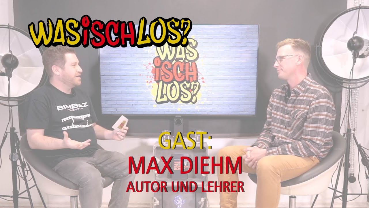 Was Isch Los? #187 - Max Diehm (Autor und Lehrer aus Rastatt) - YouTube