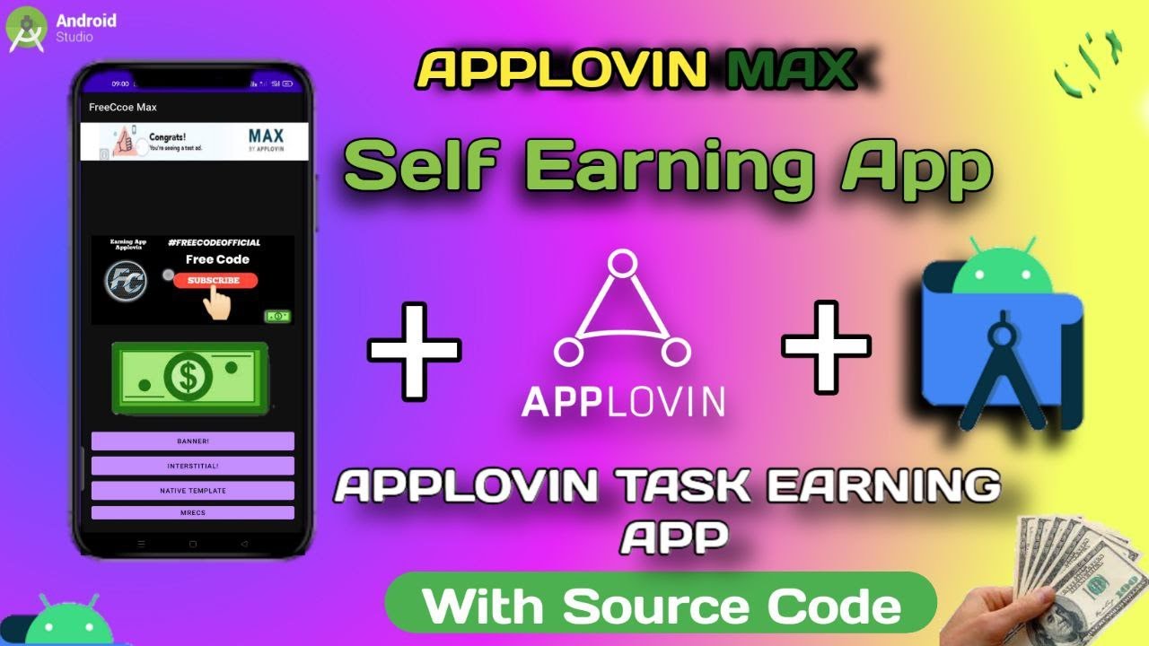 How to Create Self Earning App | Applovin Ads self Earning | Earn App ...