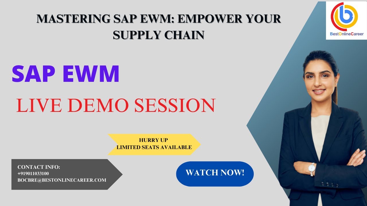 Free Demo For SAP EWM | SAP EWM Online Course | SAP EWM Overview - YouTube