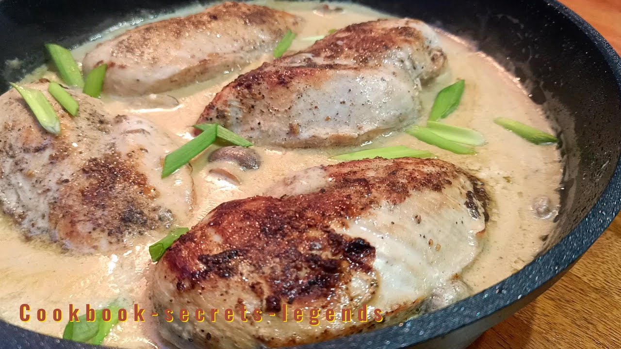 Creamy Mushroom Chicken: A Delectable Chicken Breast Recipe - YouTube