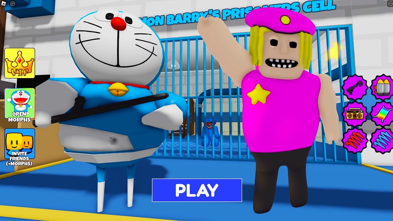 [NEW!] DORAEMON BARRY'S PRISON RUN! Walkthrough FULL GAME #roblox #obby ...