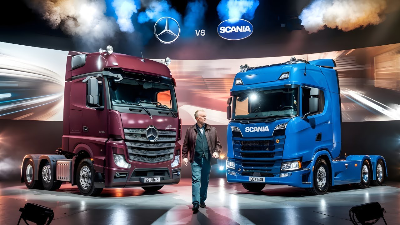 MERCEDES Benz Actros vs SCANIA Which Truck is the KING of Europe! - YouTube