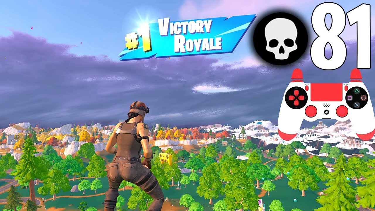 81 Elimination Solo Squads Gameplay Build Zero Build Wins New