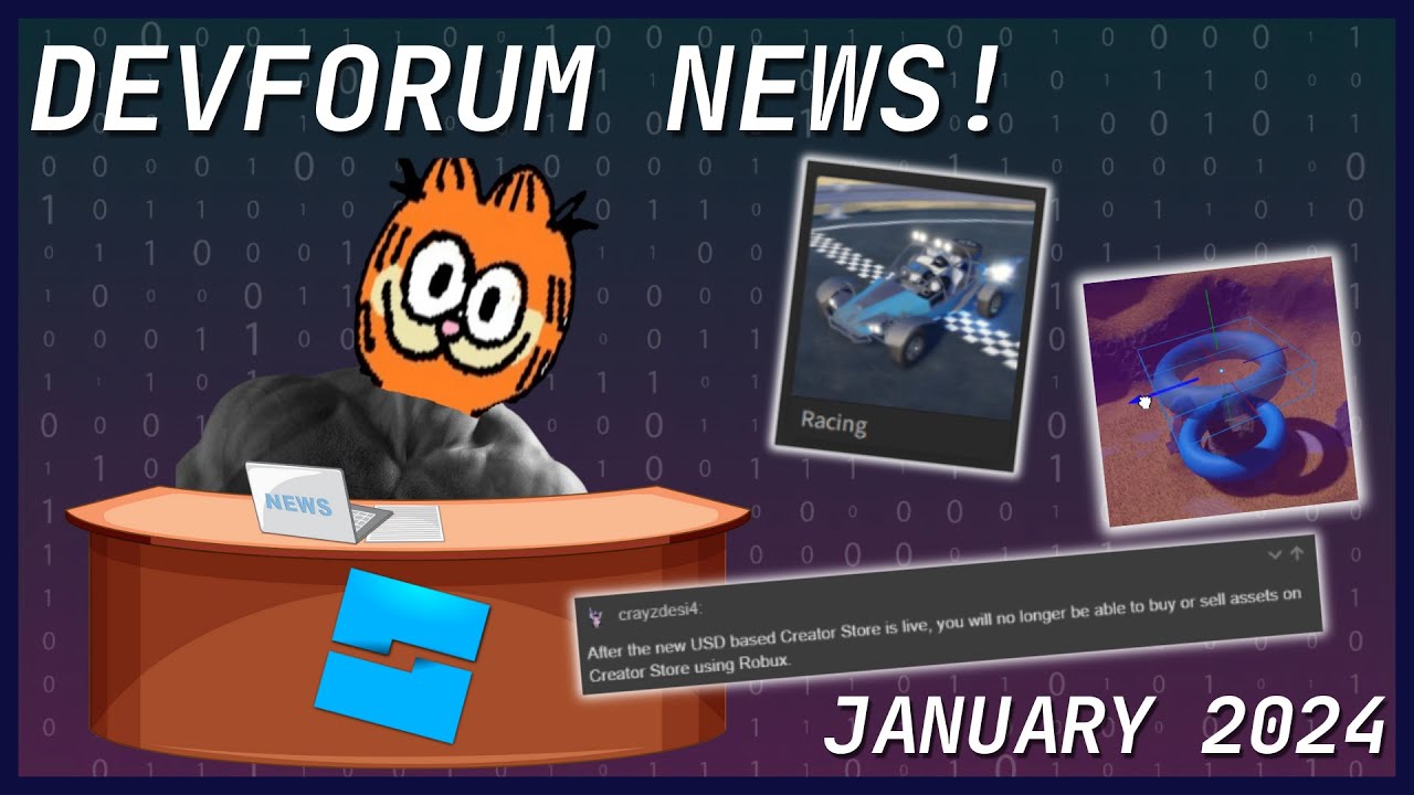 ROBLOX Developer Forum News - January 2024 - YouTube