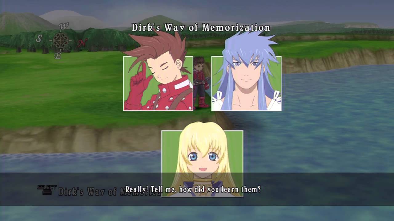 Tales of Symphonia - Skit 365 - Dirk's Way of Memorization - YouTube