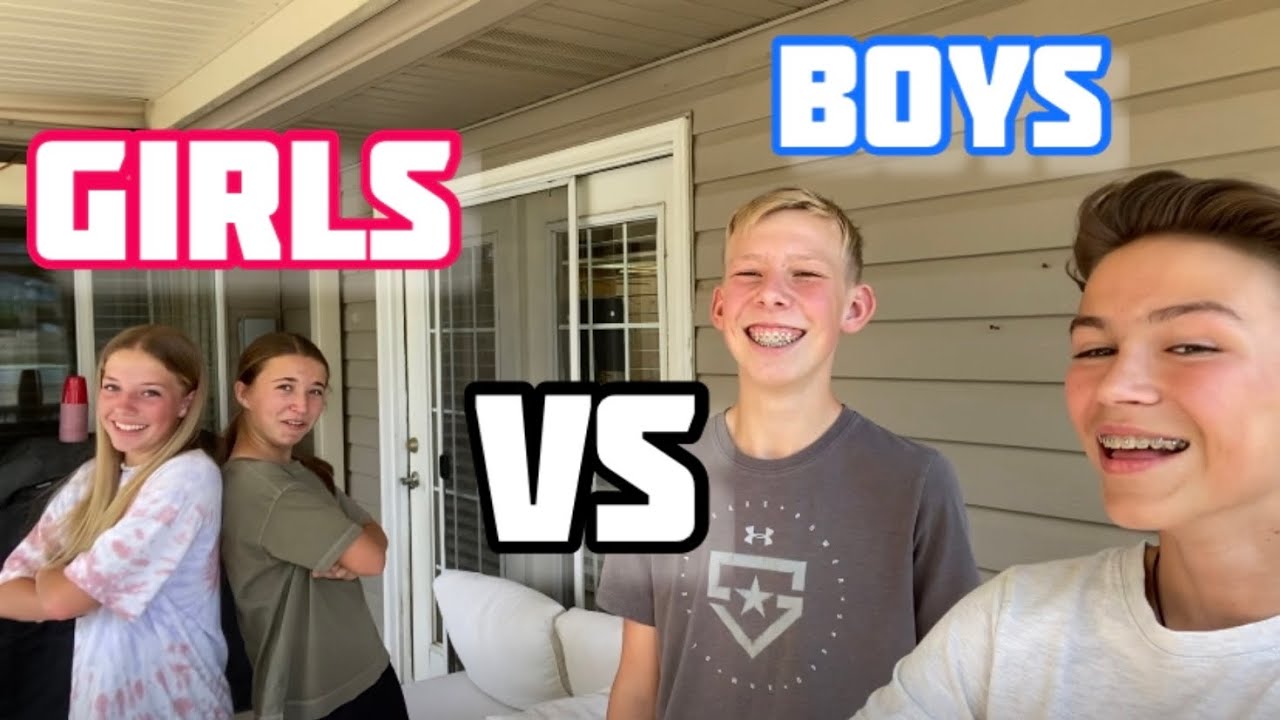 Ultimate Boys Vs. Girls Challenge! #punishments #tiktokchallenge - YouTube