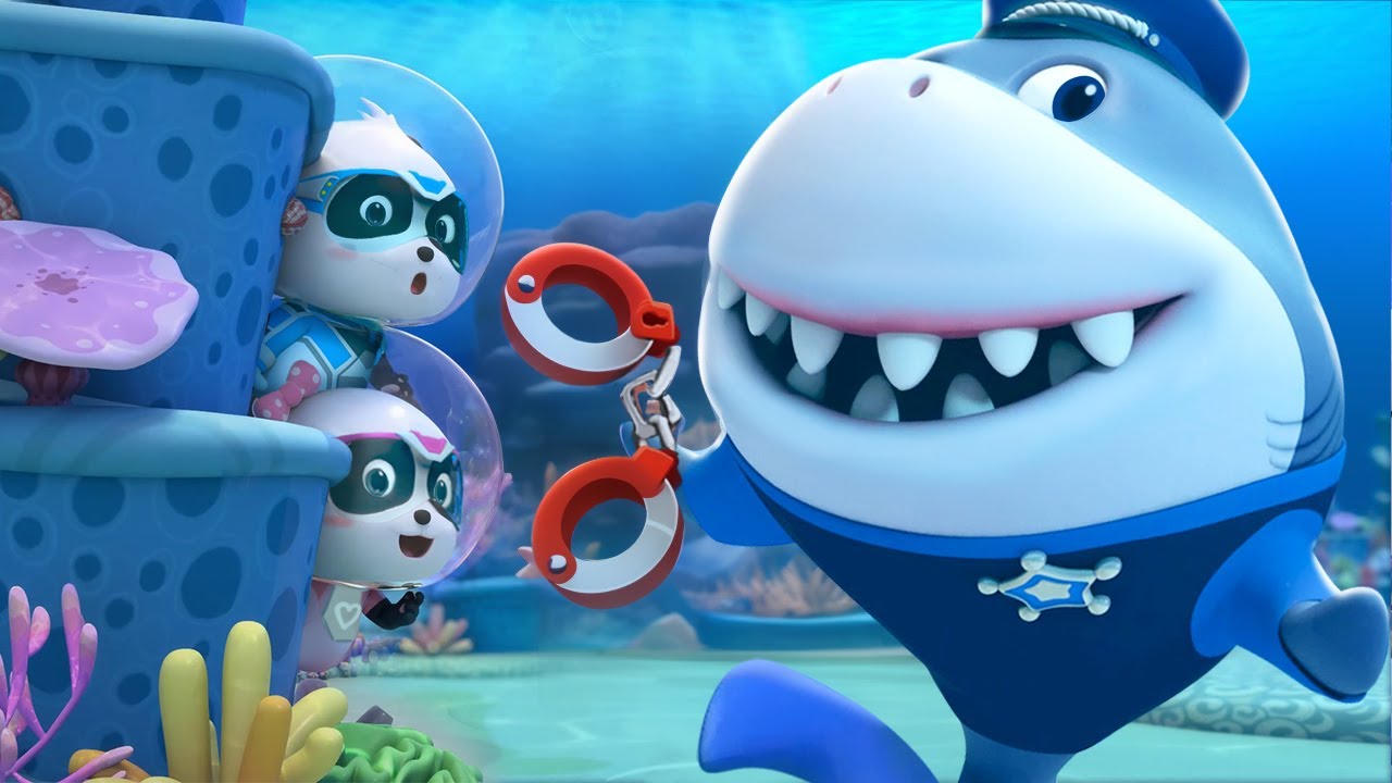 Police Shark Baby Shark | Super Rescue Team | Kids Cartoons | BabyBus ...