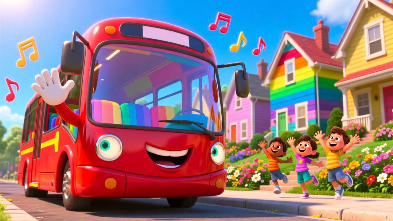 Beep Beep, Big Red Bus is a cheerful and energetic kids song that takes ...