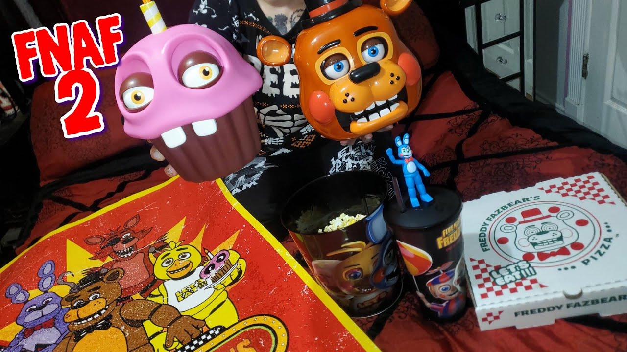 FNAF 2 Toy Freddy AMC Popcorn Bucket & Drink Collection plus OUR Horror ...