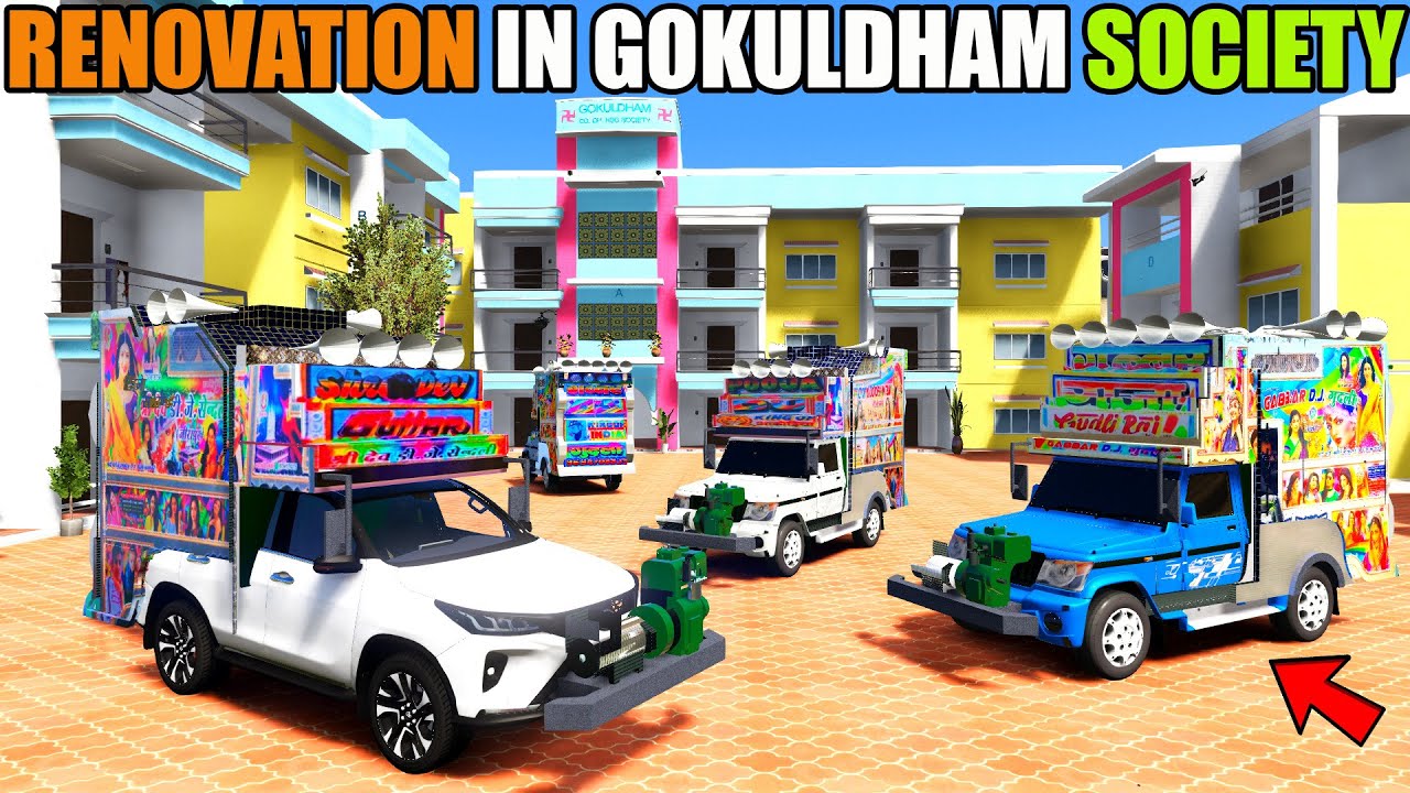 RENOVATION IN GOKULDHAM SOCIETY | GTA 5 😲 - YouTube