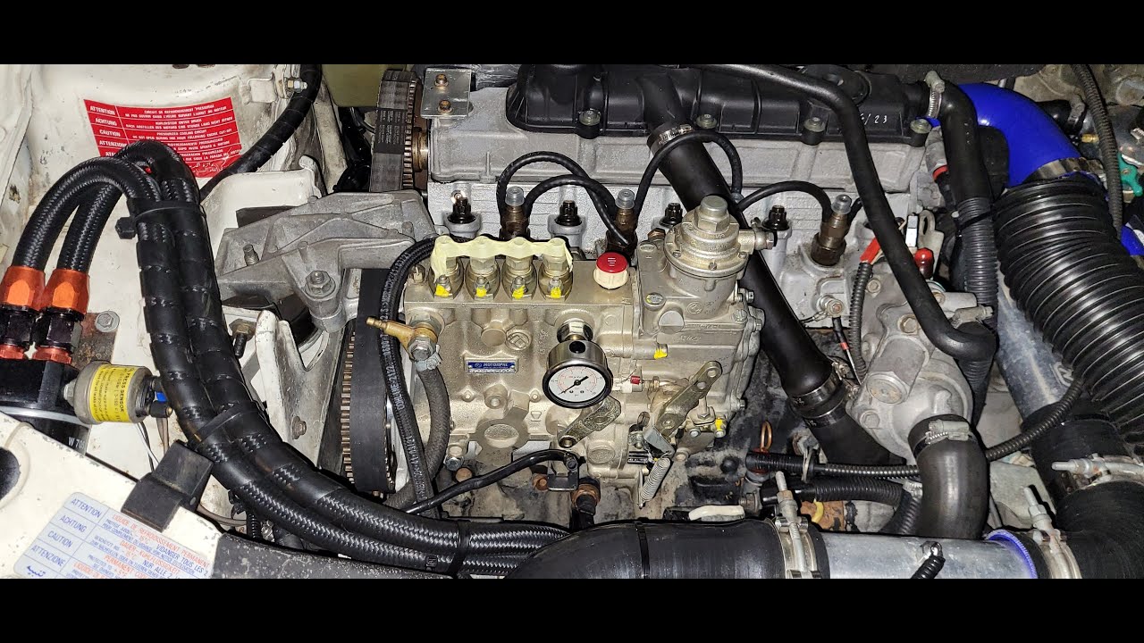 Installation de la pompe injection en ligne Motorpal 4m sur la 205 td ...
