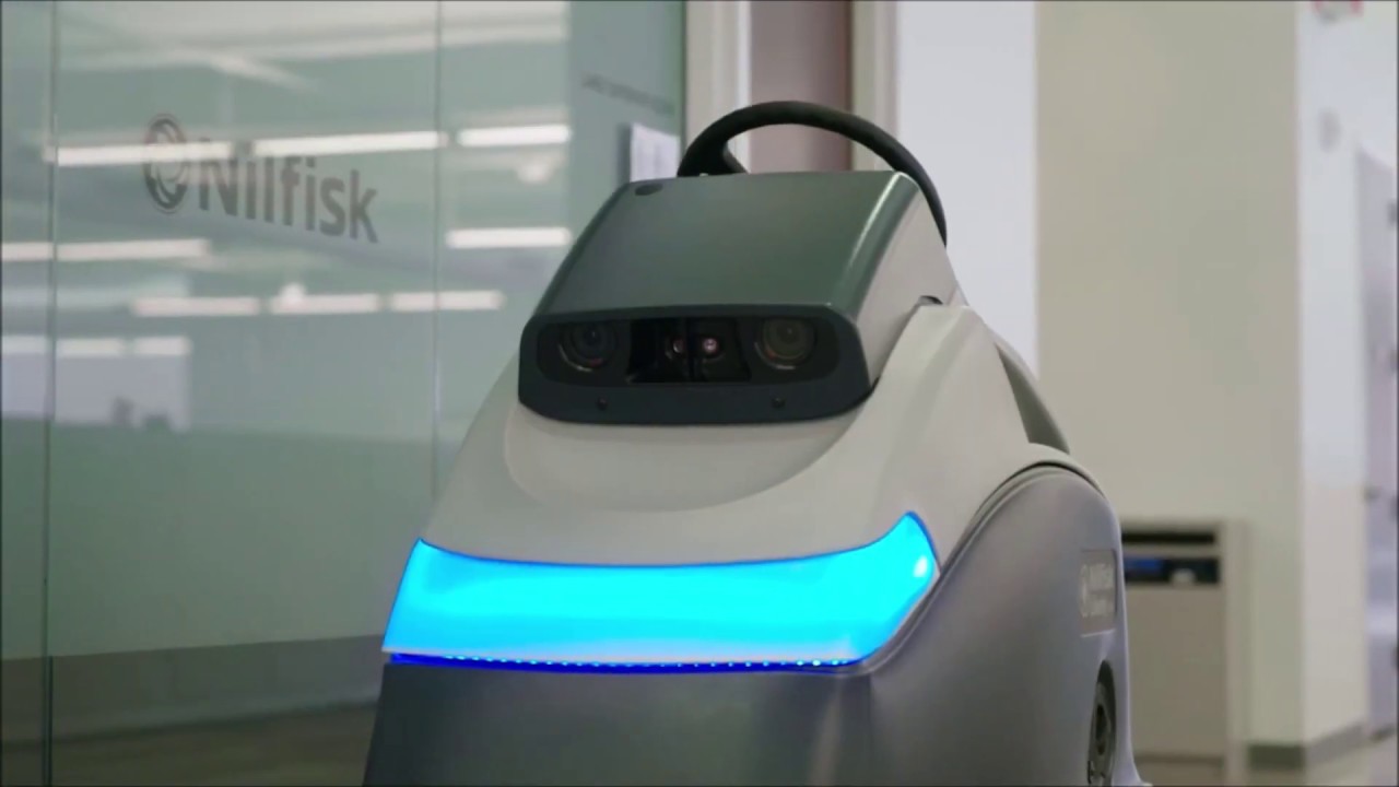 Advance Liberty SC50 Autonomous Floor Scrubber - YouTube