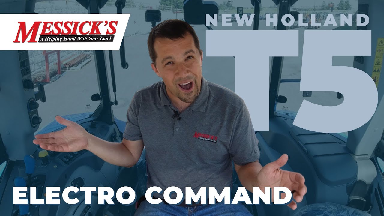 New Holland T5-120 Electro-Command driving demo and review. - YouTube