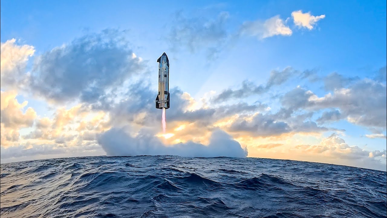 Starship INSANE Ocean Launch View 🌊🚀 | Closest Angle Ever! - YouTube