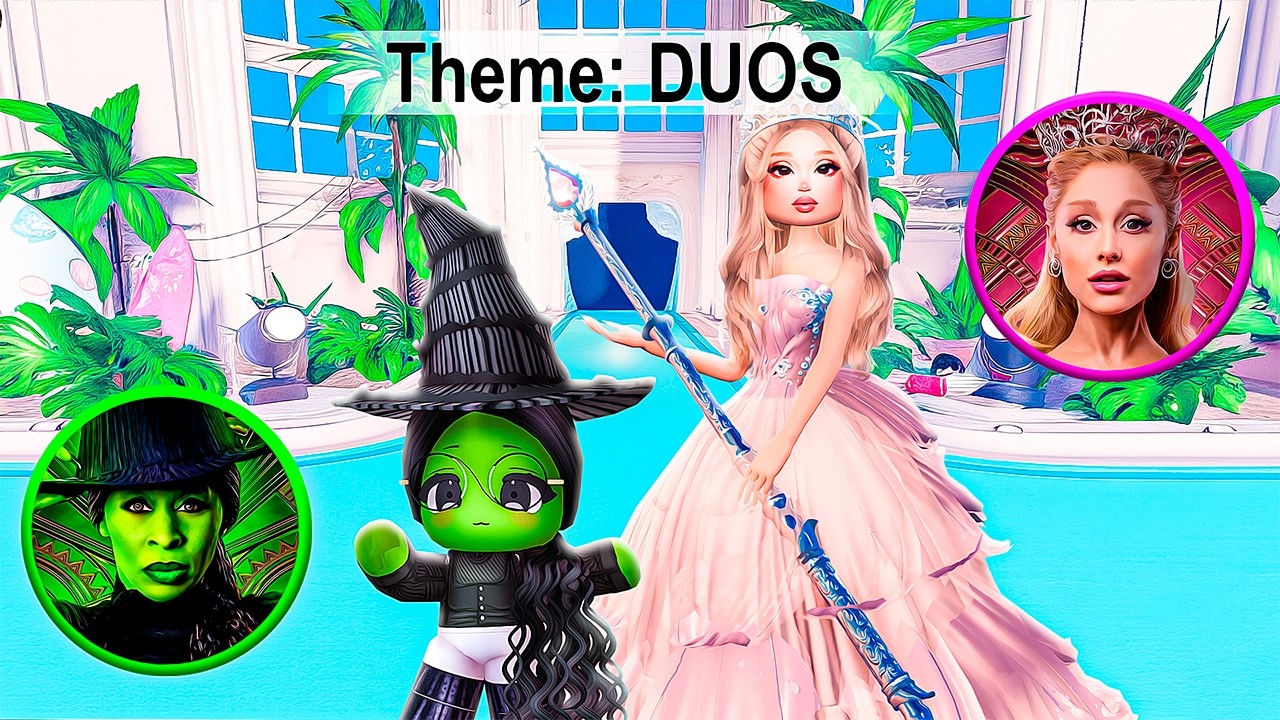 Buying ICONIC DUO THEMES with A CUTE BABY in Dress to Impress.... - YouTube