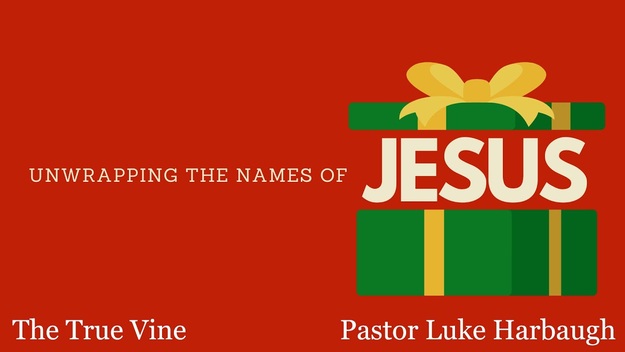 The True Vine | Pastor Luke Harbaugh | January 2nd 2022 - YouTube