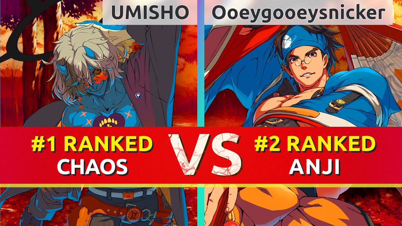 GGST UMISHO (#1 Ranked Happy Chaos) vs Ooeygooeysnicker (#2 Ranked Anji ...