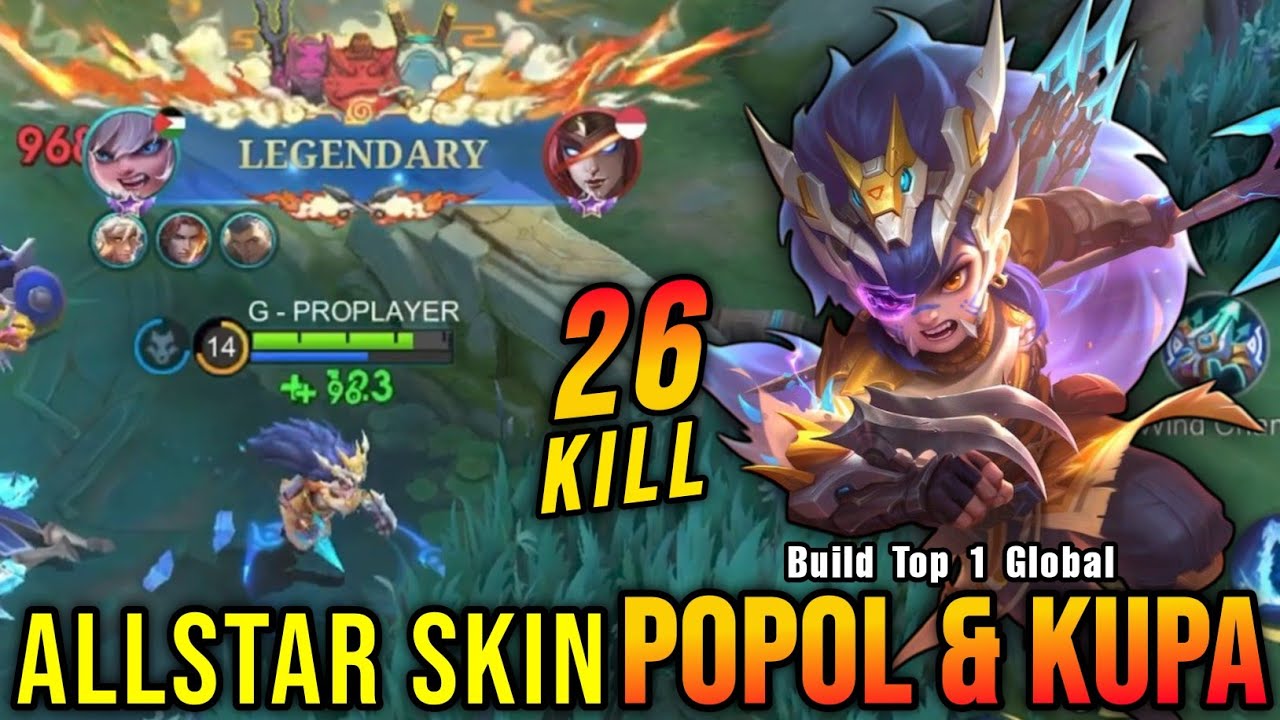 26 Kills!! Proto Hunter Popol and Kupa ALLSTAR Skin!! - Build Top 1 ...