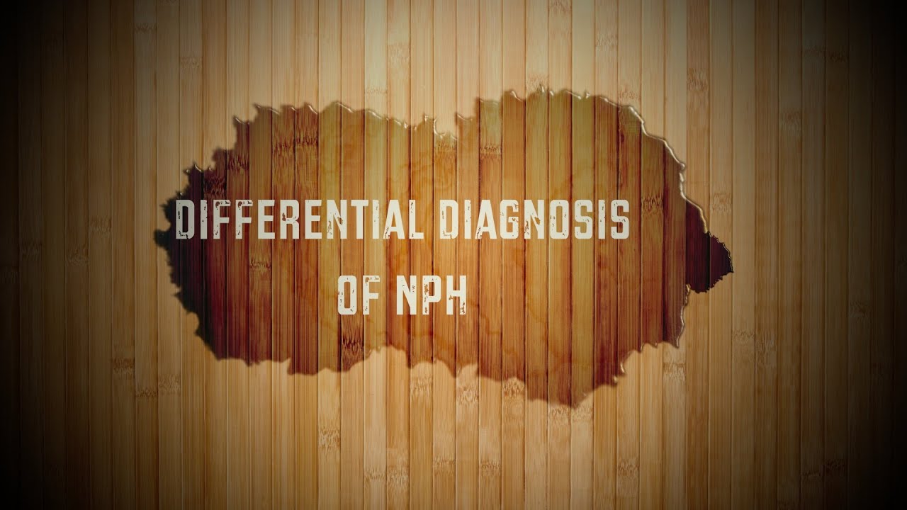 Differential Diagnosis of Normal Pressure Hydrocephalus - Dr Tobias ...