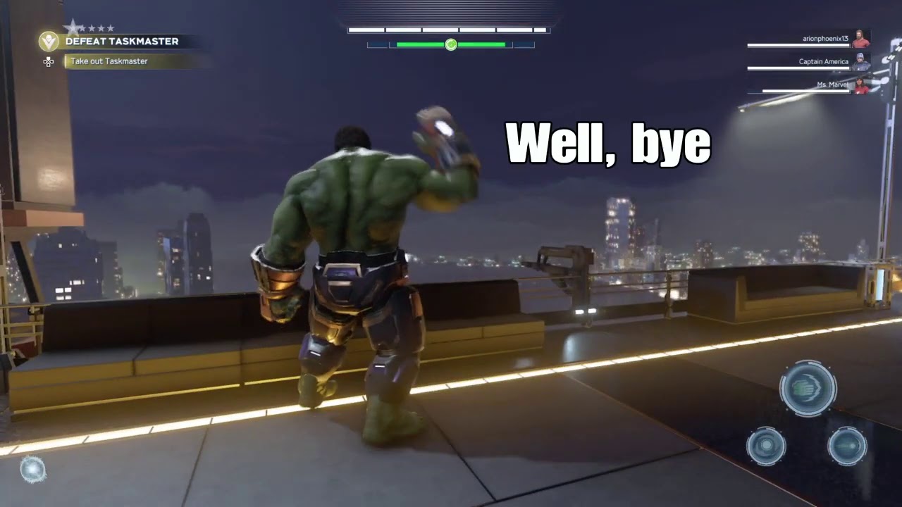 Marvel Avengers: Hulk and team vs. Taskmaster - YouTube