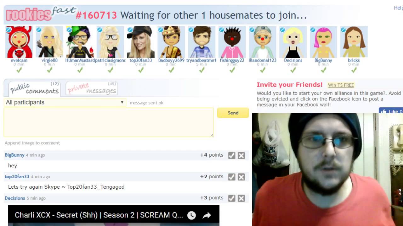 Tengaged Big Brother Online Game Number 1 - YouTube