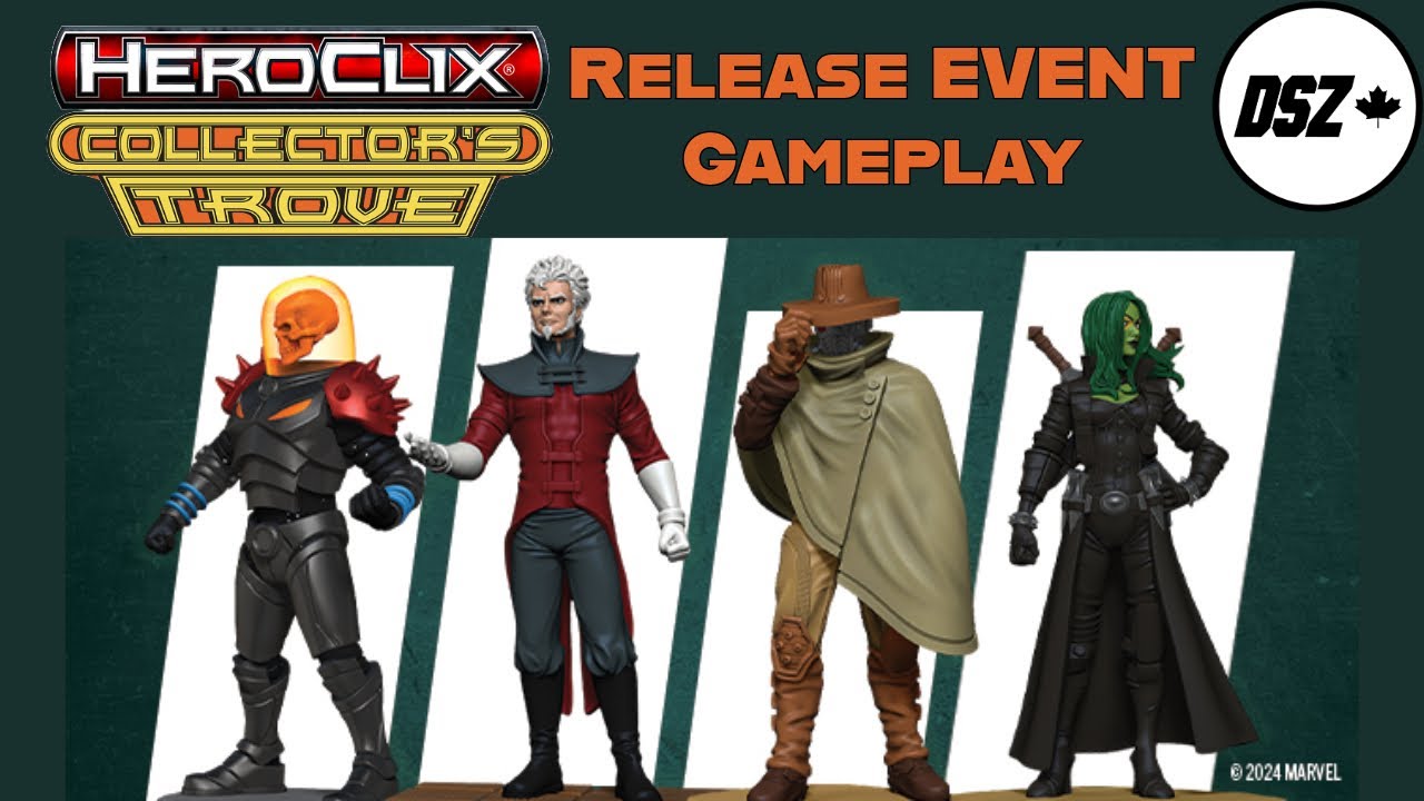 HeroClix Collector's Trove Release Day Game - YouTube