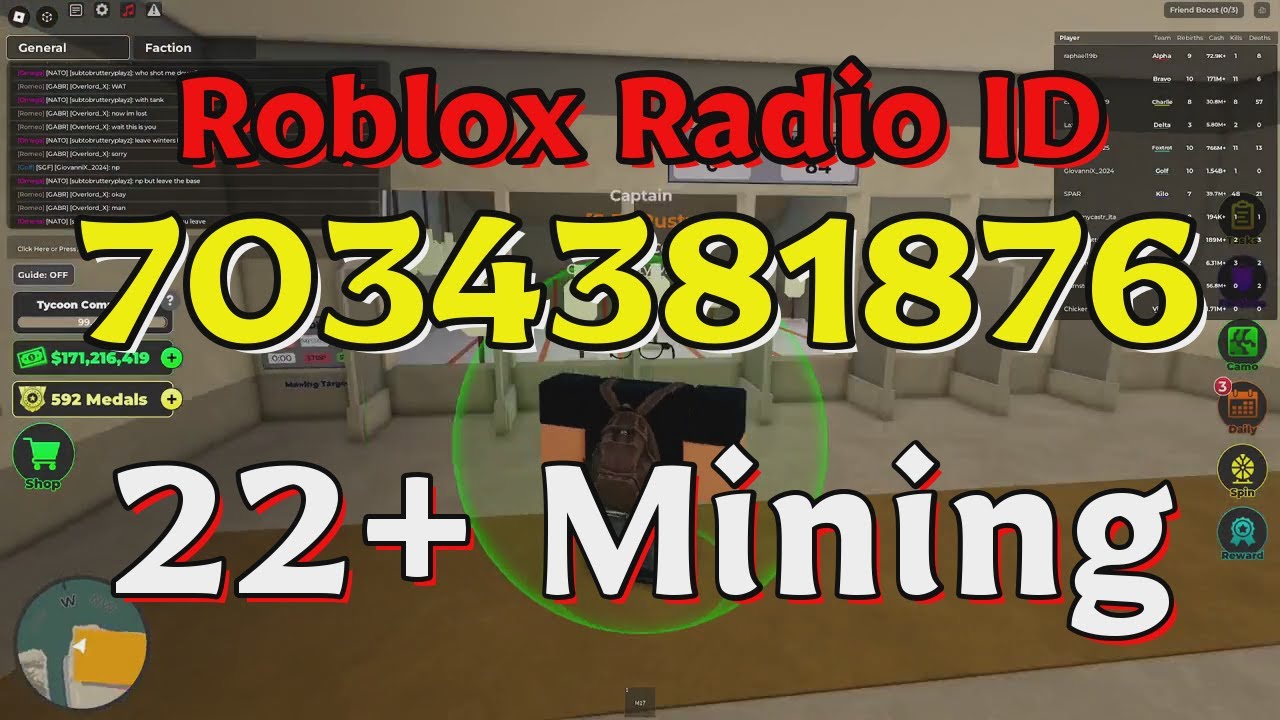 Mining Roblox Radio Codes/IDs - YouTube