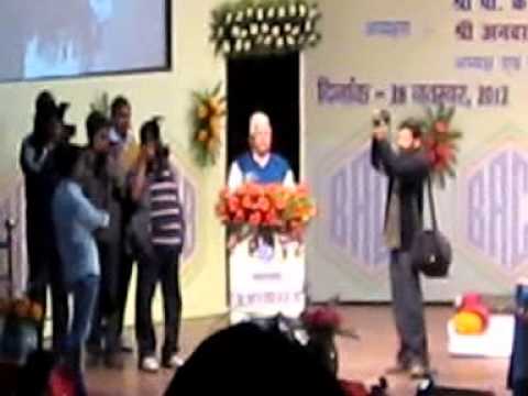 Lalu Prasad Yadav Addressing Awami Bank Mushaira in Patna on 28th Nov.2012