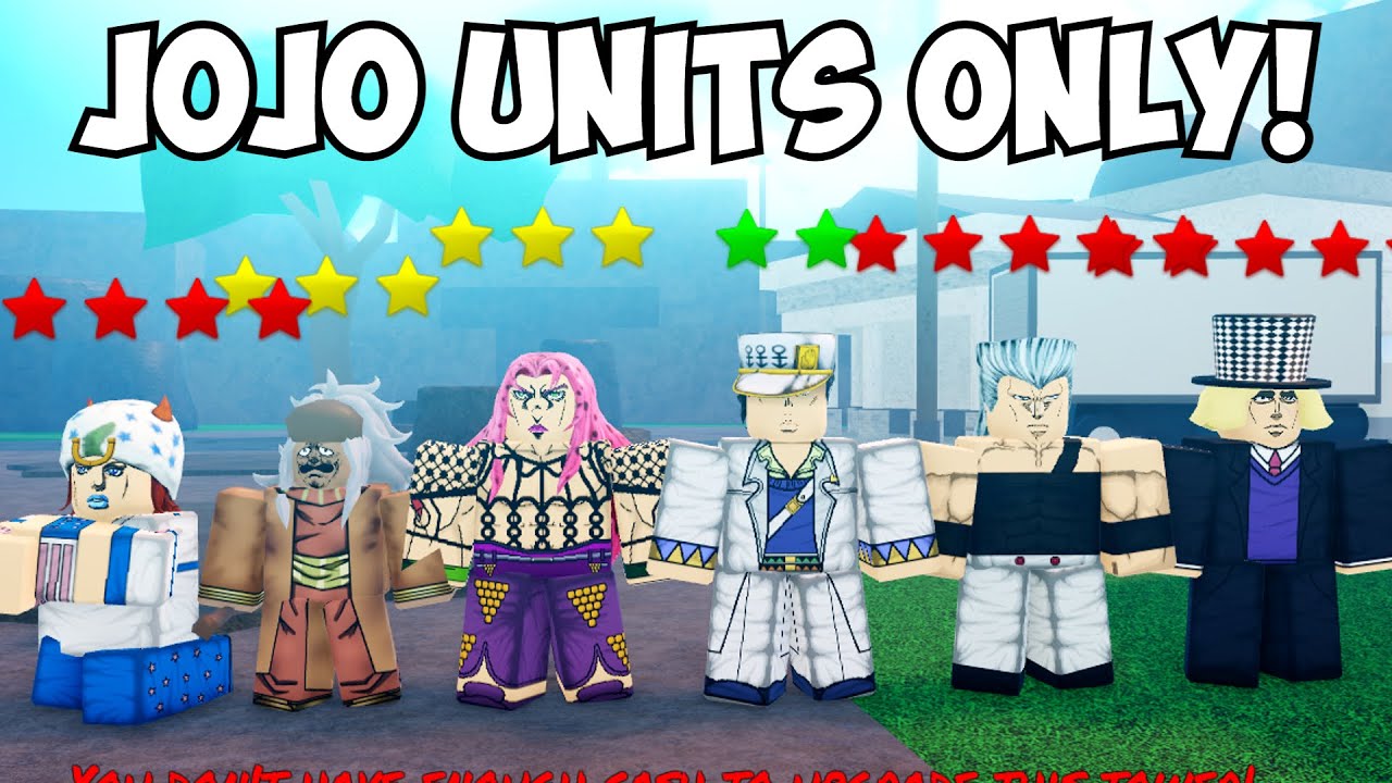 JOJO Units Only Vs. Infinite Mode in Ultimate Tower Defense! - YouTube