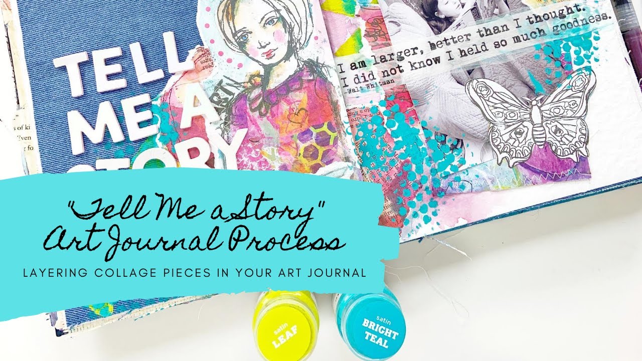 "Tell Me a Story" Art Journal Process - Using Photos in Your Art ...
