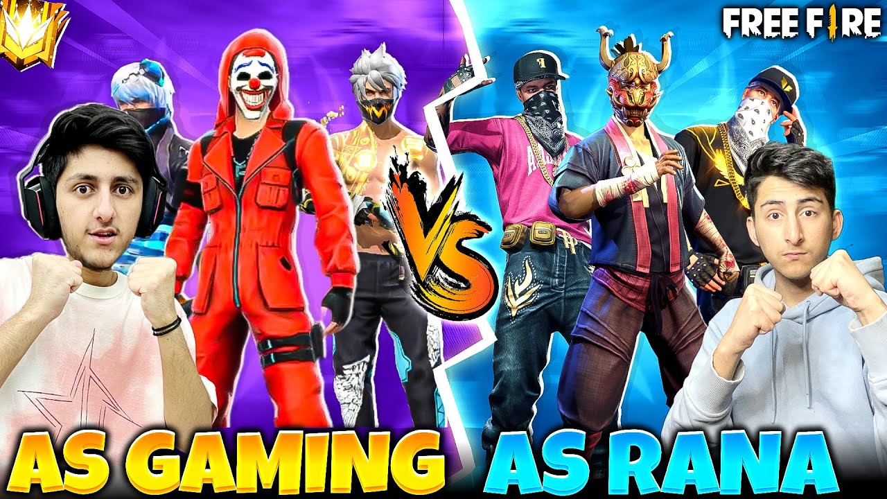 A_S GAMING VS A_S RANA CLASH SQUAD 4 V 4 FIGHT - GARENA FREE FIRE - YouTube