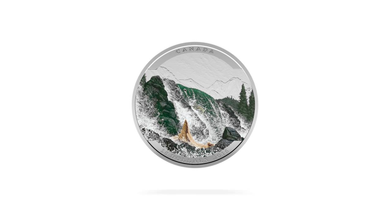1 oz. Pure Silver Coloured Coin – Landscape Illusion: Salmon - YouTube
