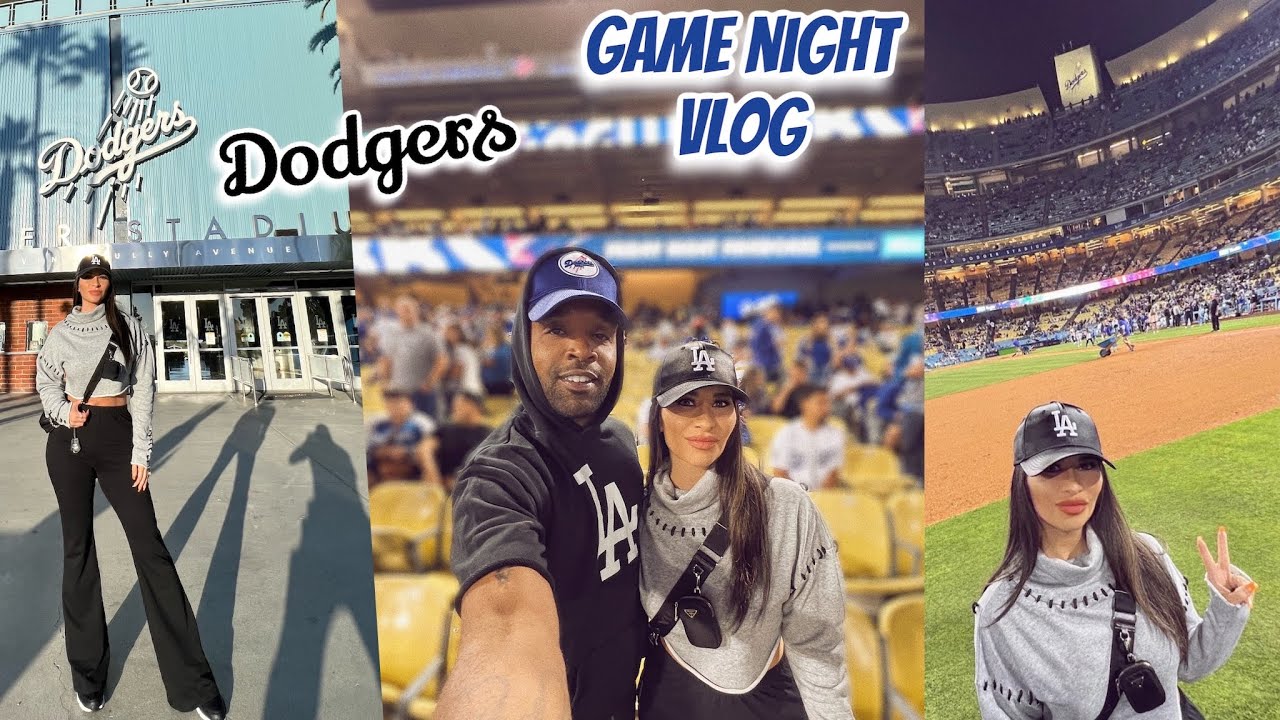 DODGERS STADIUM | DODGERS BASEBALL | GAME NIGHT VLOG - YouTube