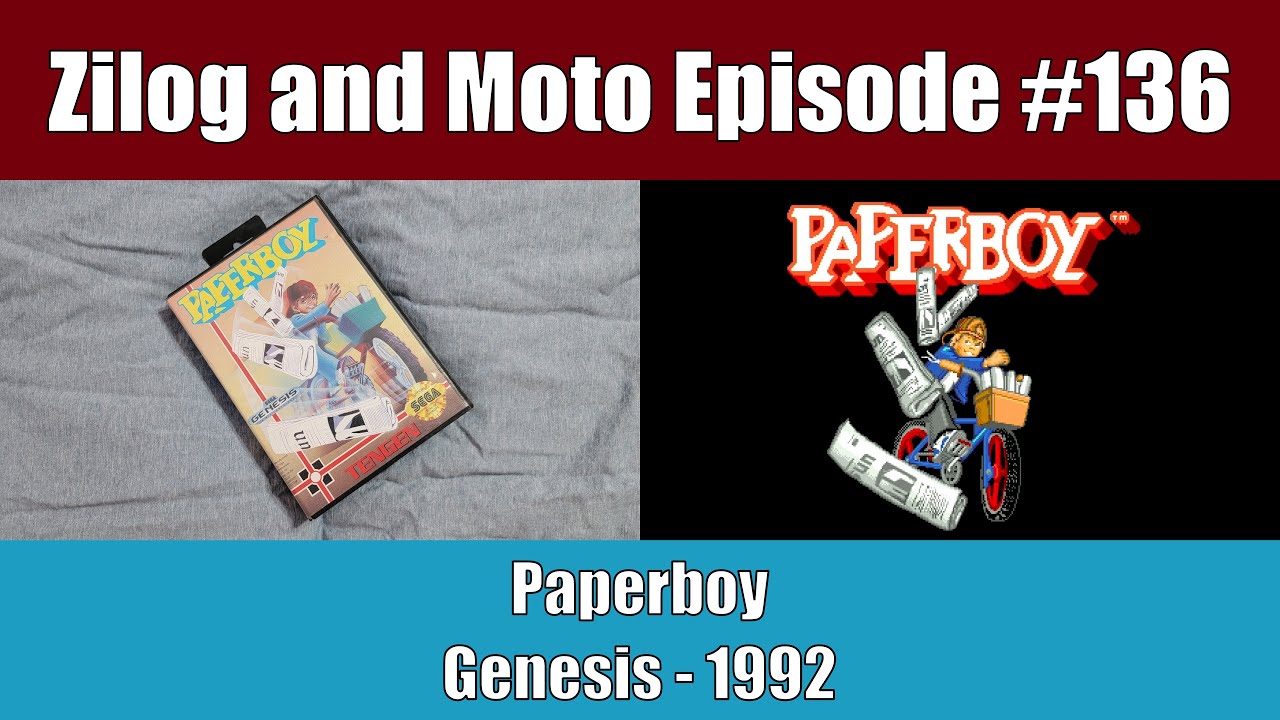 Paperboy (Sega Genesis) - Zilog and Moto #136 - YouTube