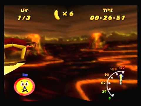 DKR - How to crash the game in Hot Top Volcano - YouTube