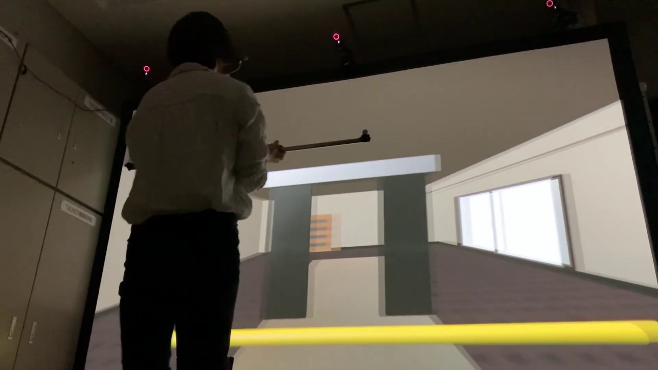VR活用例 - OptiTrackとVRソフトウェアによるトレーニング - YouTube