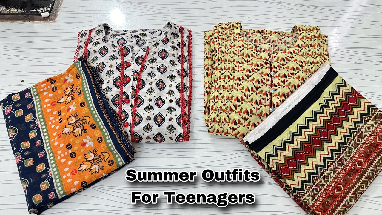 Dress Designing Ideas For Teenage Girls ll Summer Dress Designs 2024 ll ...